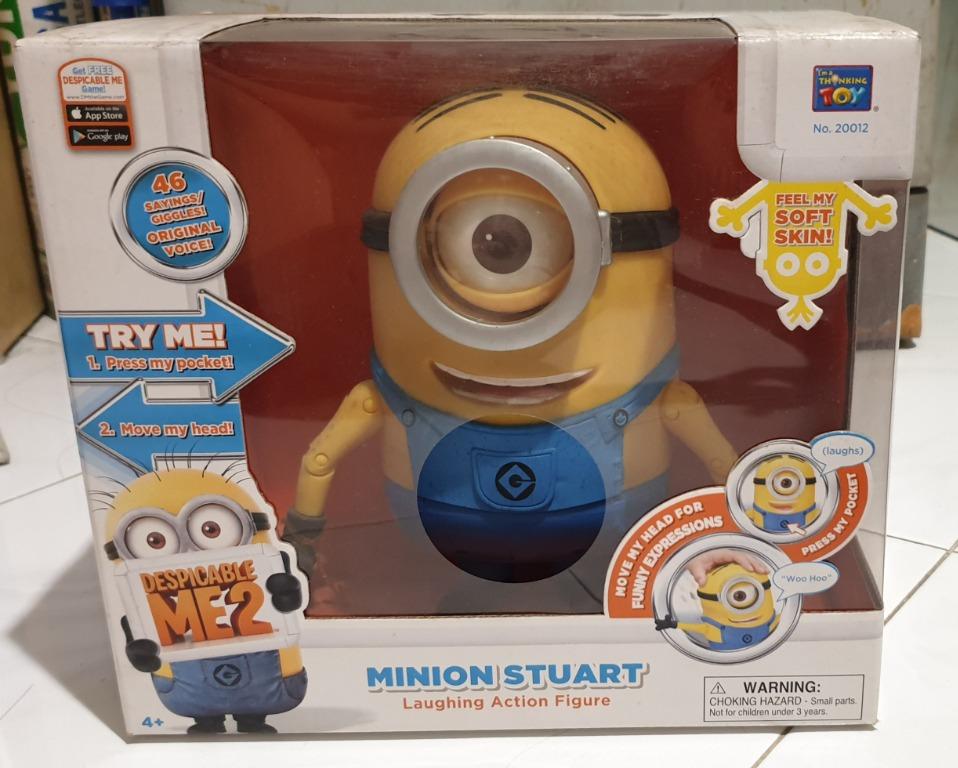 Minion Stuart Laughing Action Figure, Hobbies & Toys, Toys & Games on ...