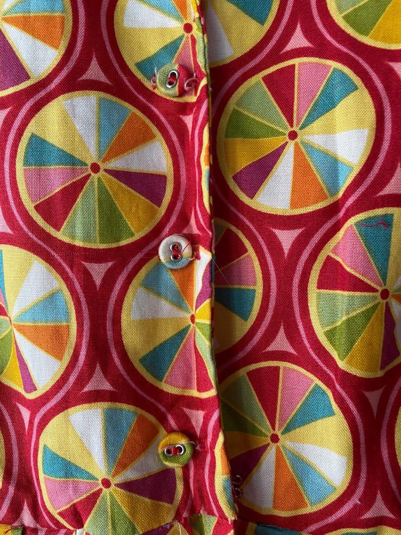 Modcloth bea and dot vintage style colour wheel pinwheel dress, Women's ...