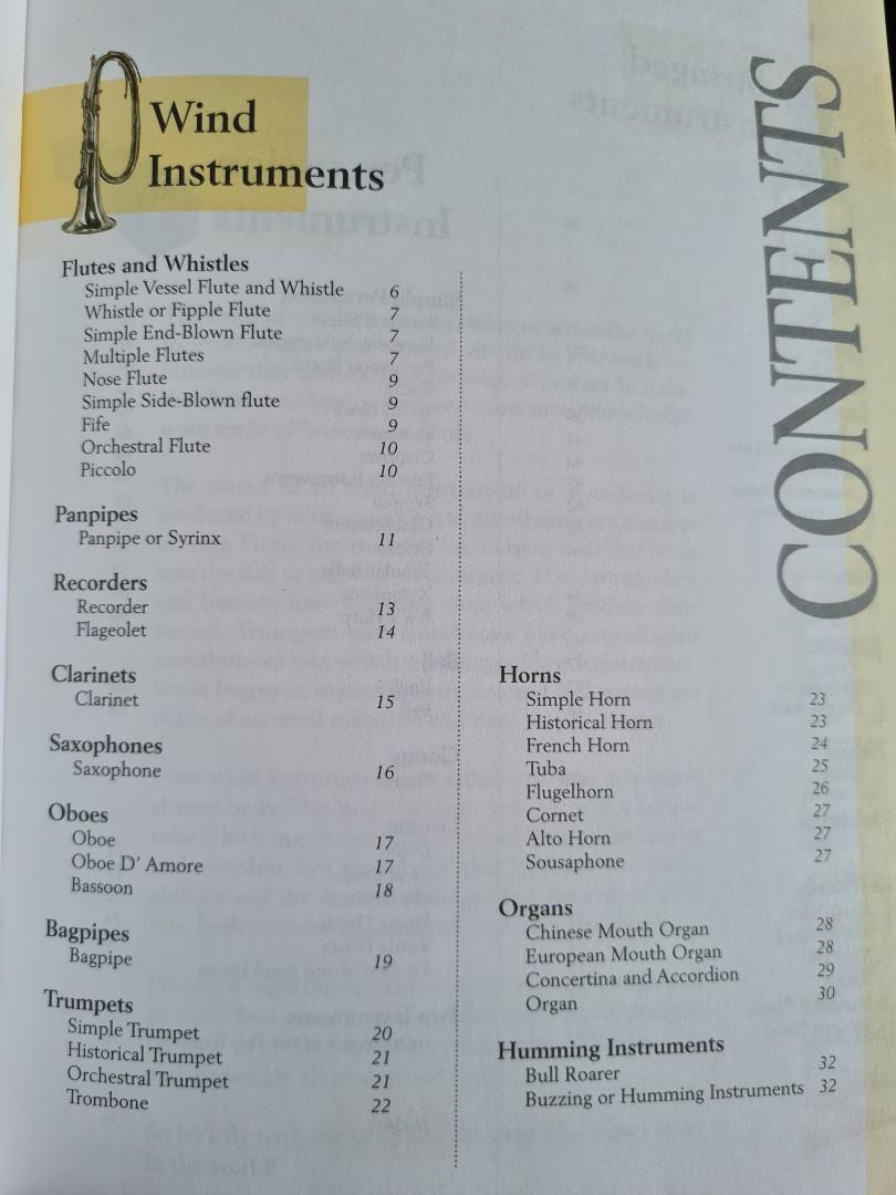 Musical Instruments - book for children, Hobbies & Toys, Books ...