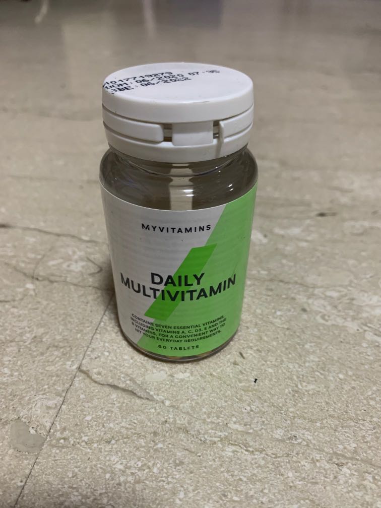 MyProtein Daily Multivitamin, Health & Nutrition, Health Supplements ...