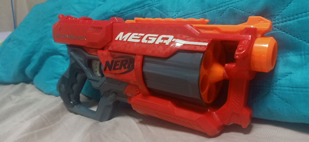 NERF Mega CycloneShock N-Strike Series Big Ammo Preloved Original ...