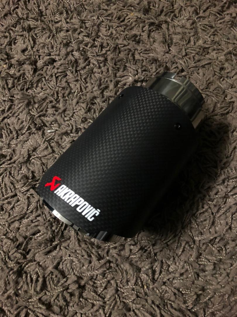 New Akrapovic Exhaust Tips ( 2.5” - 3.5”), Auto Accessories on Carousell
