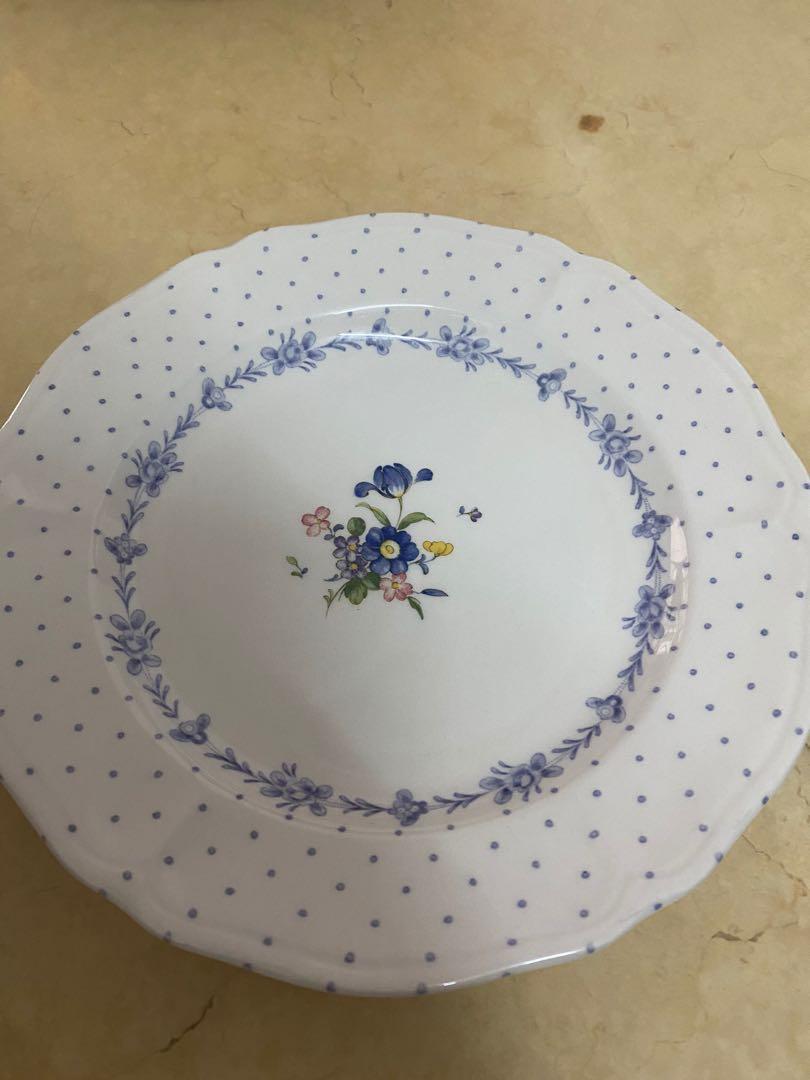 OCERA Floral plates set, Furniture & Home Living, Kitchenware ...