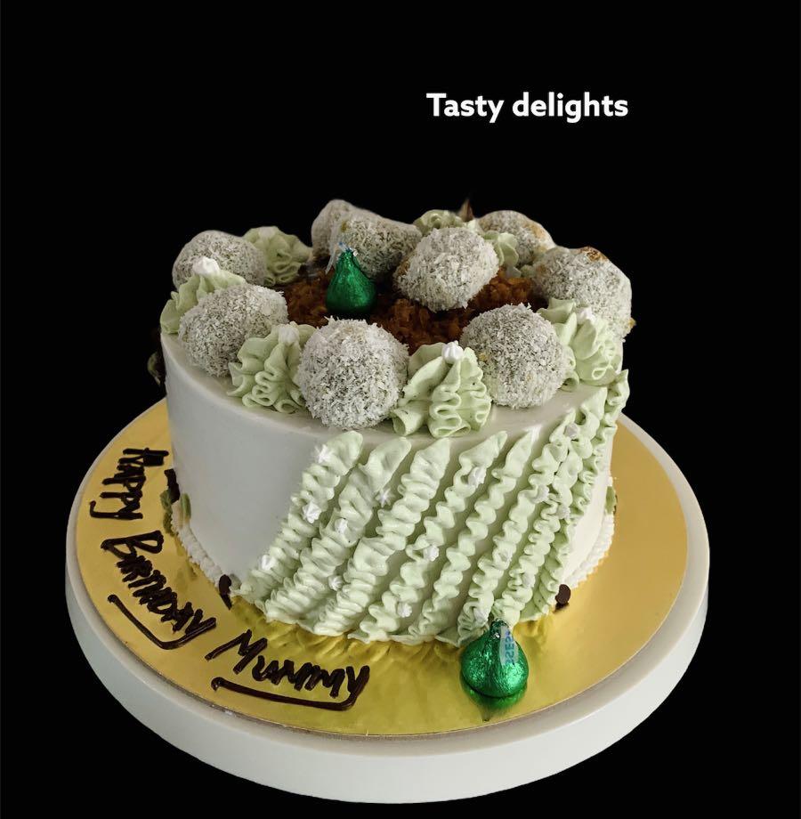 Ondeh ondeh money pulling cake,money cake,pandan cake,pull out money ...