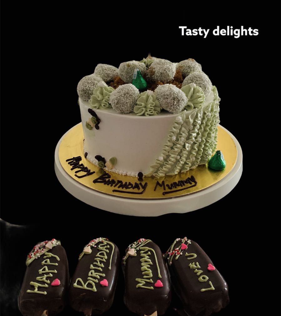 Ondeh ondeh money pulling cake,money cake,pandan cake,pull out money ...