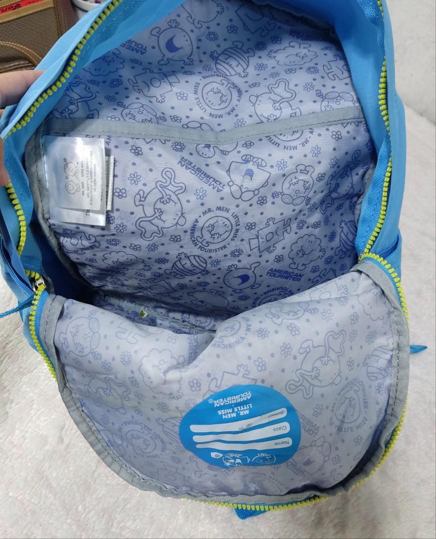 Orig American Tourister x Mr. Men Little Miss Backpack, Women's Fashion ...