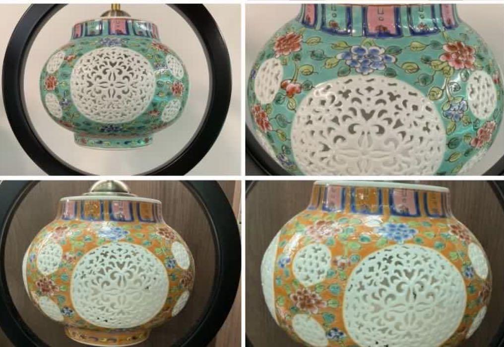 Peranakan Table Lamps, Furniture & Home Living, Lighting & Fans ...