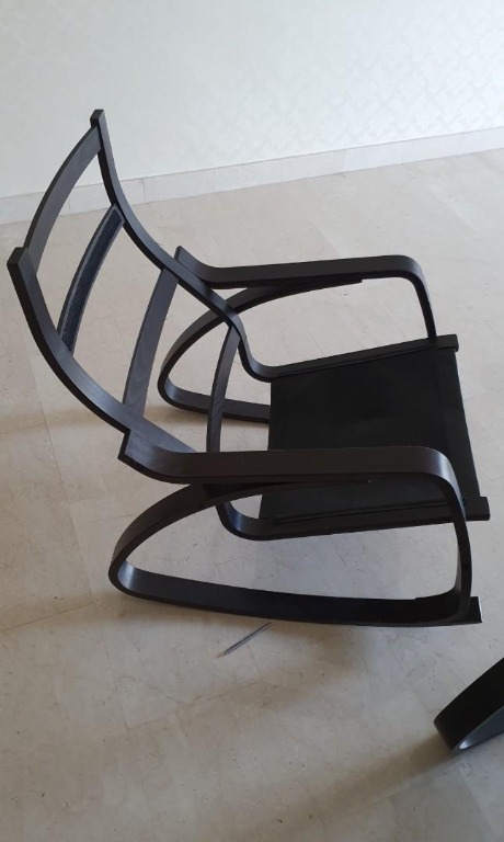 Poang Rocking Chair - Frame only, Furniture & Home Living, Furniture ...