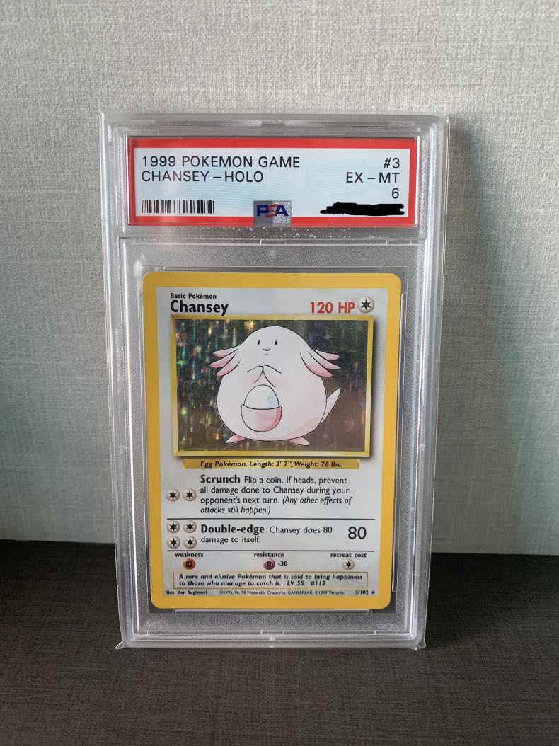 Pokemon Chansey Base Set Unlimited Psa 6, Hobbies & Toys, Toys & Games ...