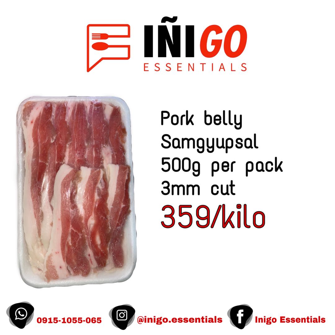 Pork belly samgyupsal samgyeopsal samgy, Food & Drinks, Fresh Produce ...