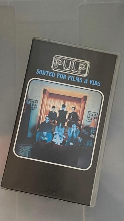 Pulp video tape 錄影帶, 興趣及遊戲, 收藏品及紀念品, 明星周邊 - Carousell