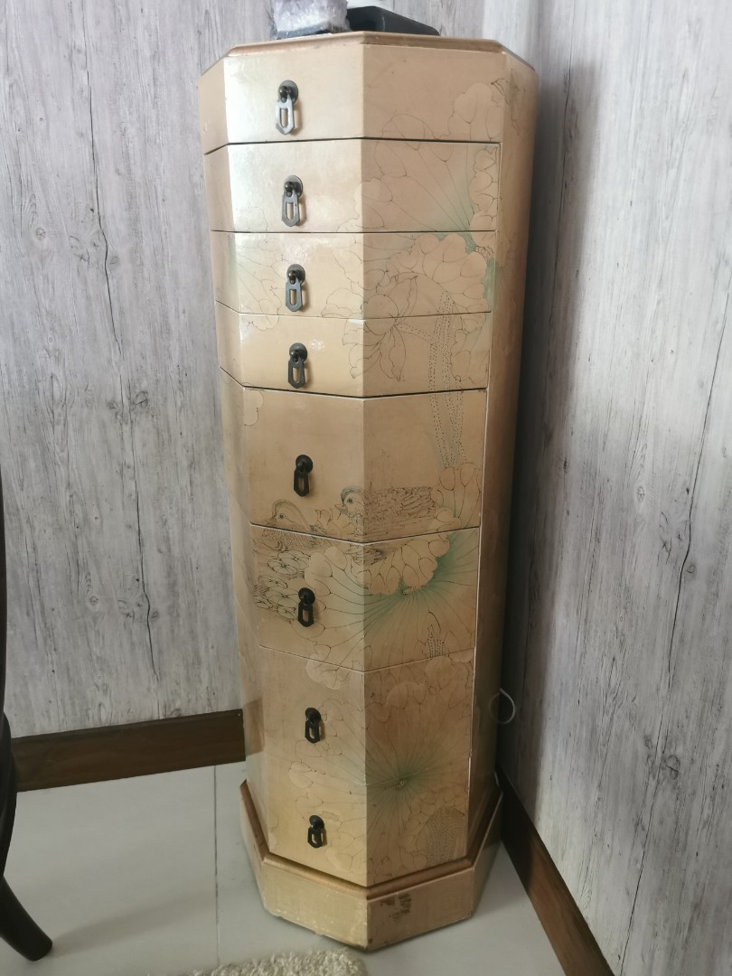 Rare and cheap!!! Unique Octagon shaped drawers, Furniture & Home ...