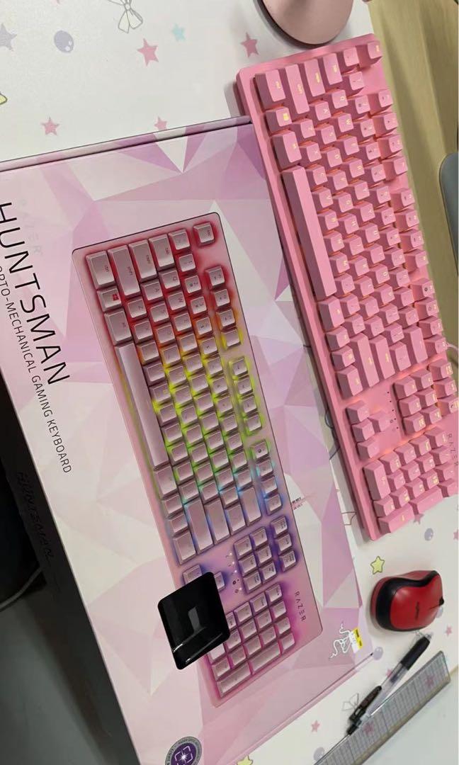 Razer Huntsman pink, Computers & Tech, Parts & Accessories, Computer ...