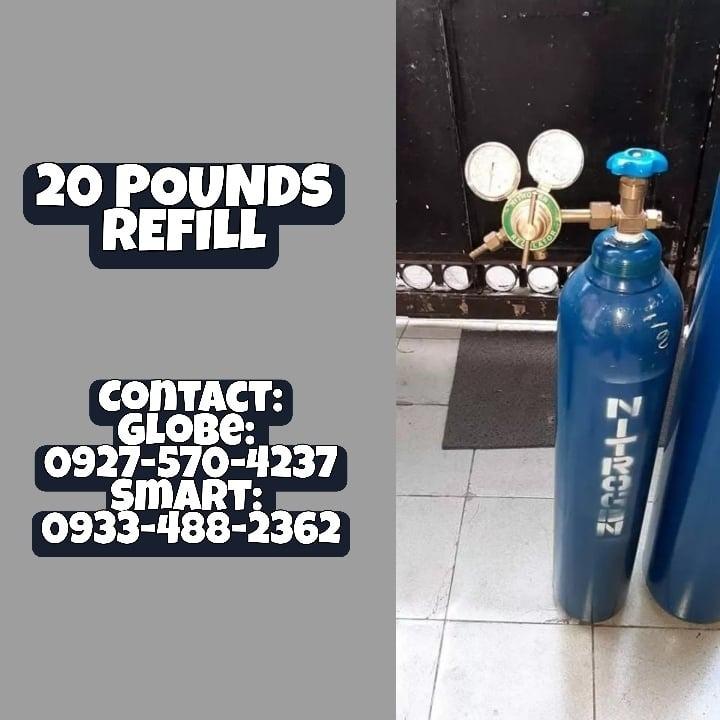 Refill 20Pounds Nitrogen tank., Health & Nutrition, Medical Supplies ...
