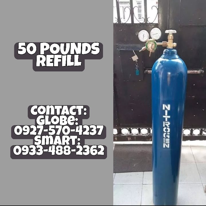 Refill 50Pounds Nitrogen tank., Health & Nutrition, Medical Supplies ...