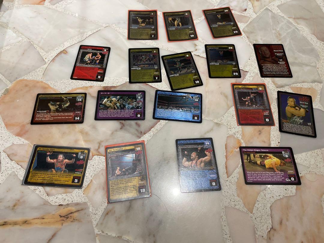 Rob Van Dam RVD lot WWE Raw Deal Rawdeal WWE Wrestling Cards, Hobbies ...