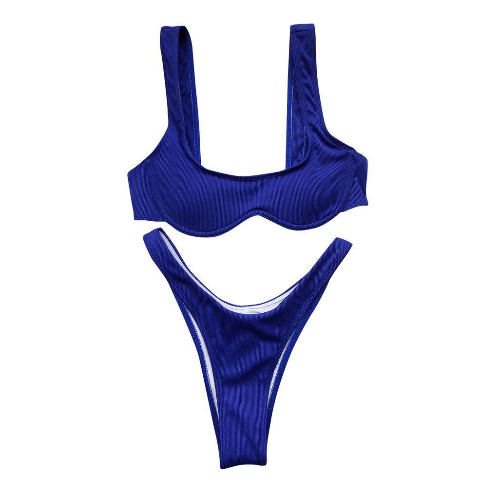 Royal Blue Push Up bikini, Women's Fashion, Swimwear, Bikinis ...