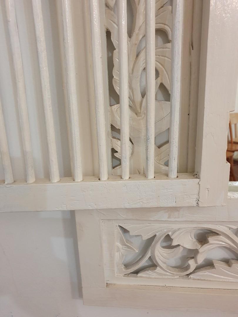 Rustic Balinese / Peranakan Window Wooden mirror, Furniture & Home ...