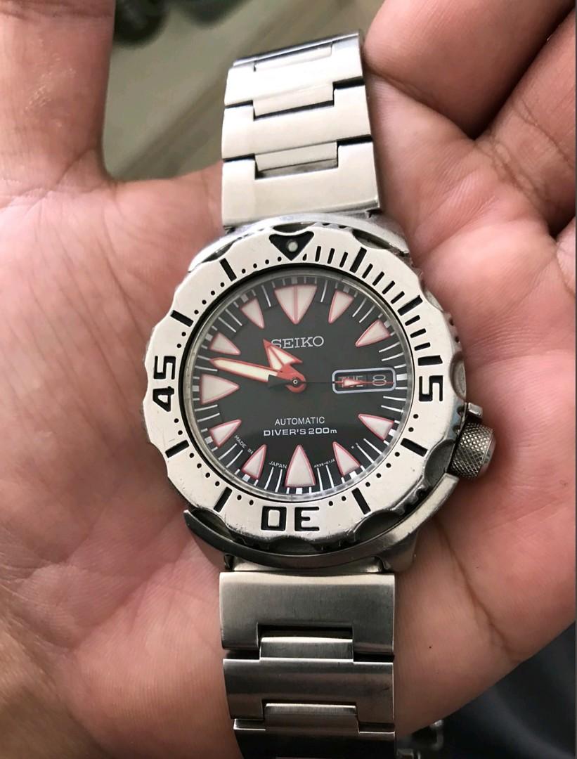 Seiko monster 2 Gen. A.K.A Dracula, Men's Fashion, Watches ...