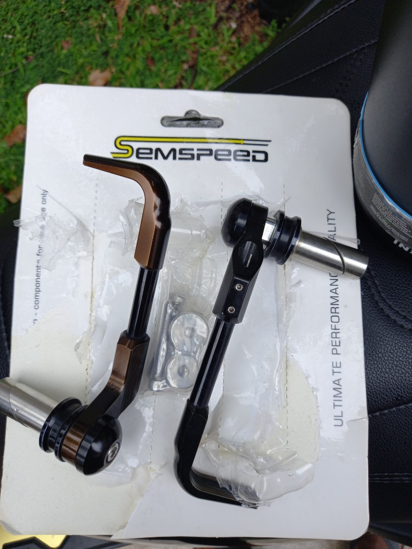 Semspeed lever guard, Motorcycles, Motorcycle Accessories on Carousell