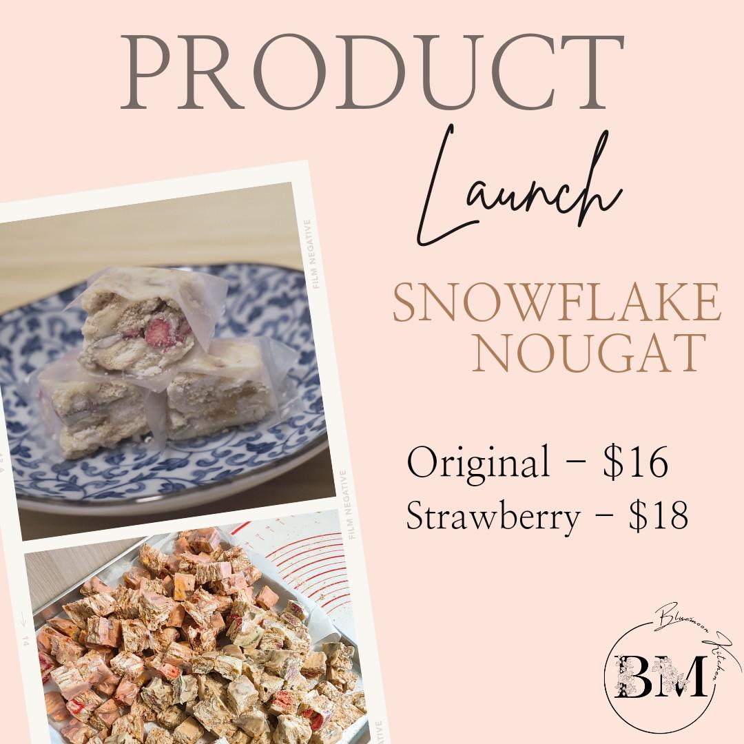 Snowflake Nougat 雪花酥, Food & Drinks, Homemade Bakes on Carousell