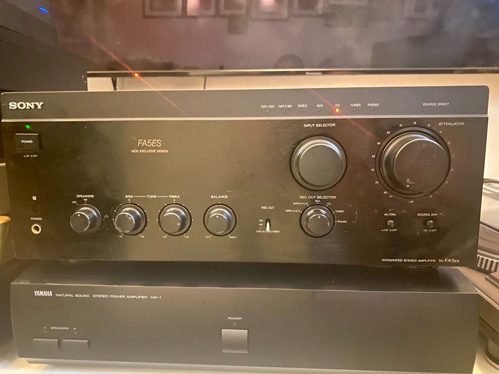 Sony Esprit Series TA-FA5ES Vintage Integrated Stereo Amplifier, Audio ...