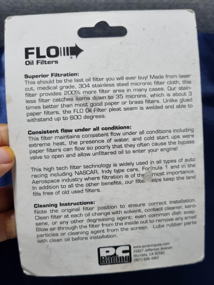 Stainless Steel Reusable Oil Filter, Motorcycles, Motorcycle ...