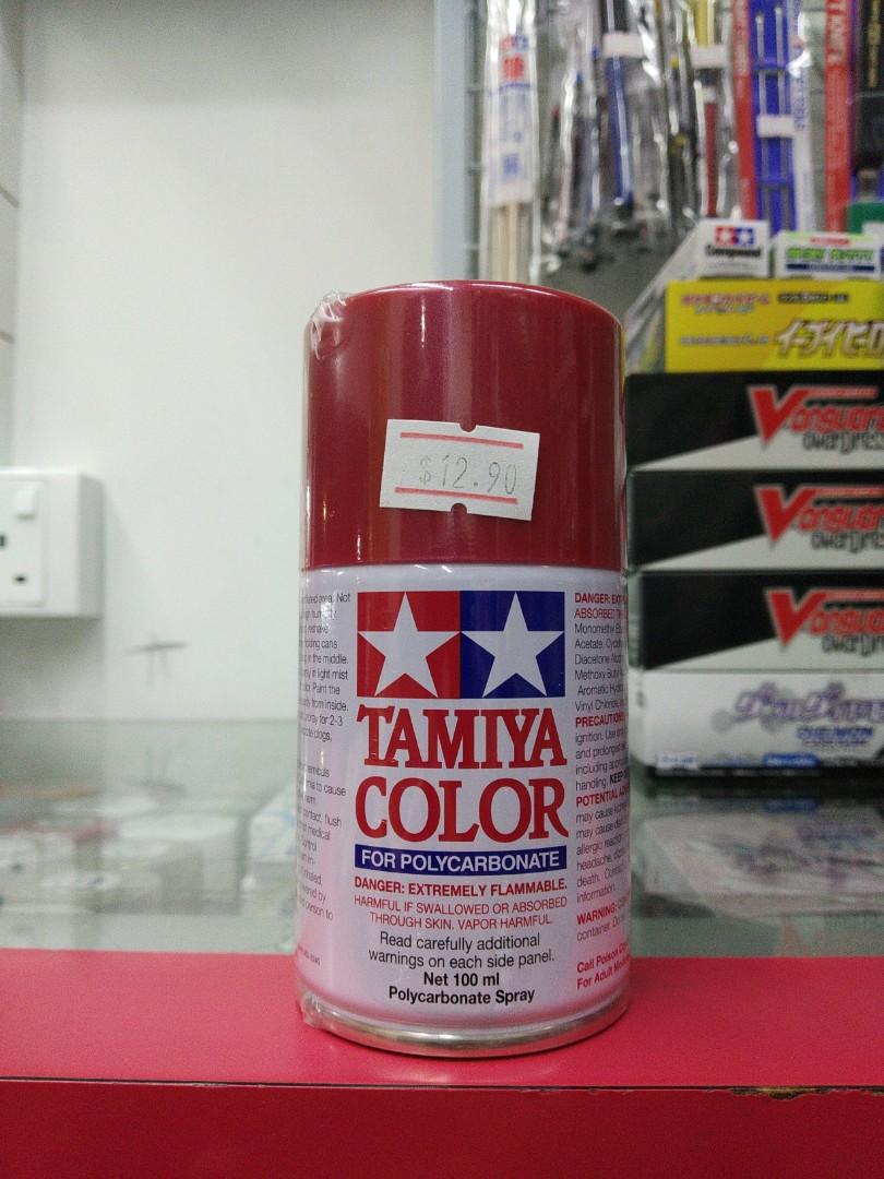 Tamiya PS-15 Metallic Red Spray For Polycarbonate, Hobbies & Toys ...