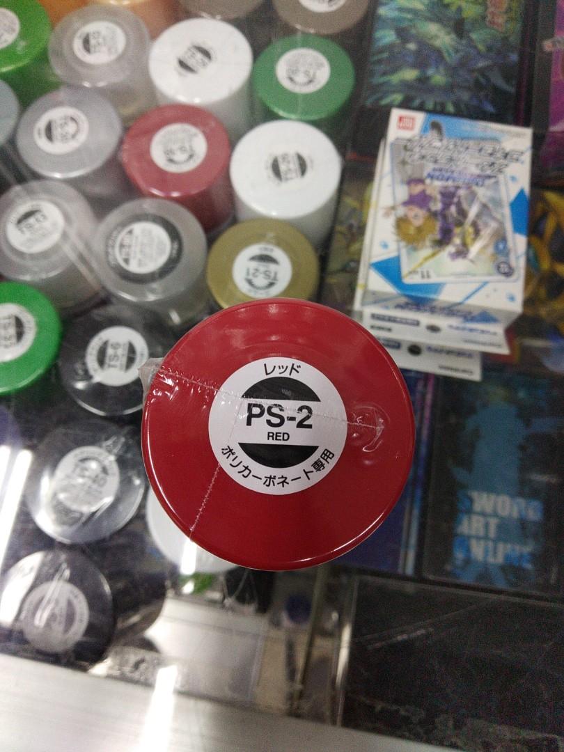 Tamiya PS-2 Red Spray For Polycarbonate, Hobbies & Toys, Stationery ...