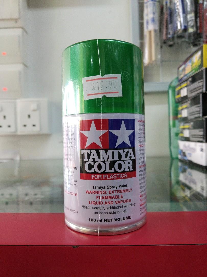 Tamiya TS-20 Metallic Green Spray For Plastic, Hobbies & Toys ...