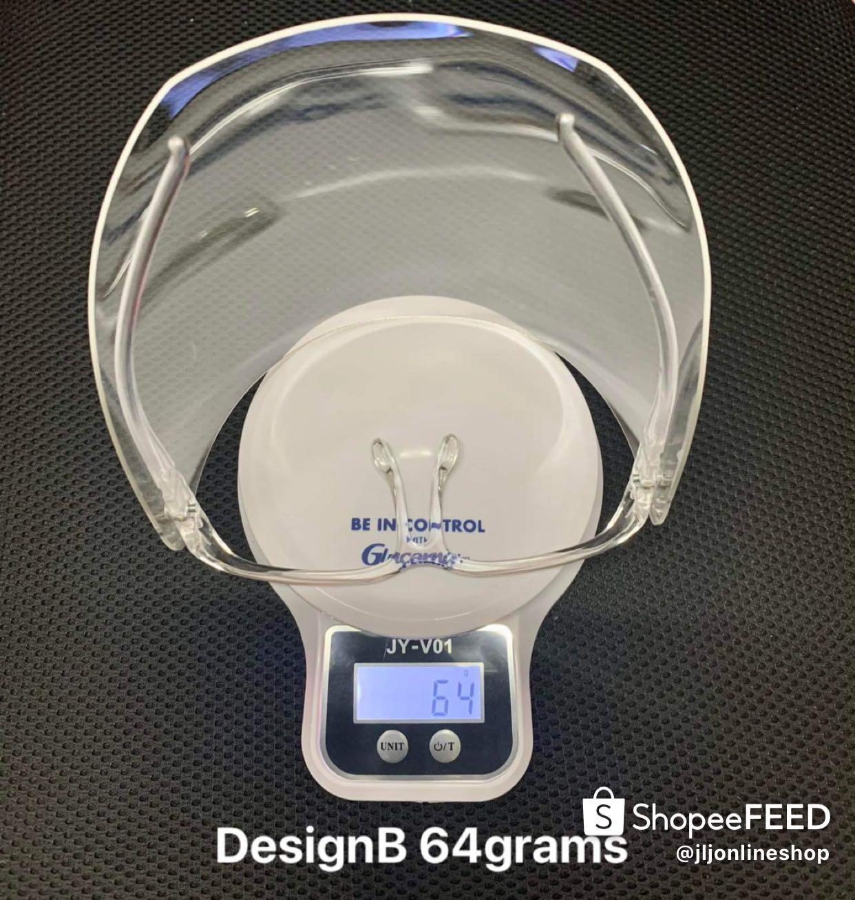 Tilted face shield pull-up visor, Hobbies & Toys, Stationary & Craft ...