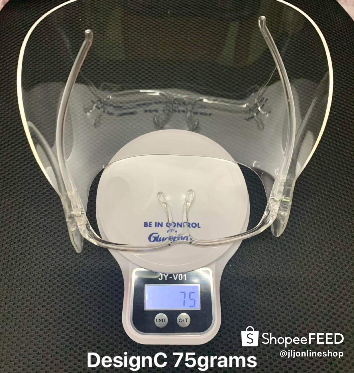 Tilted face shield pull-up visor, Hobbies & Toys, Stationary & Craft ...