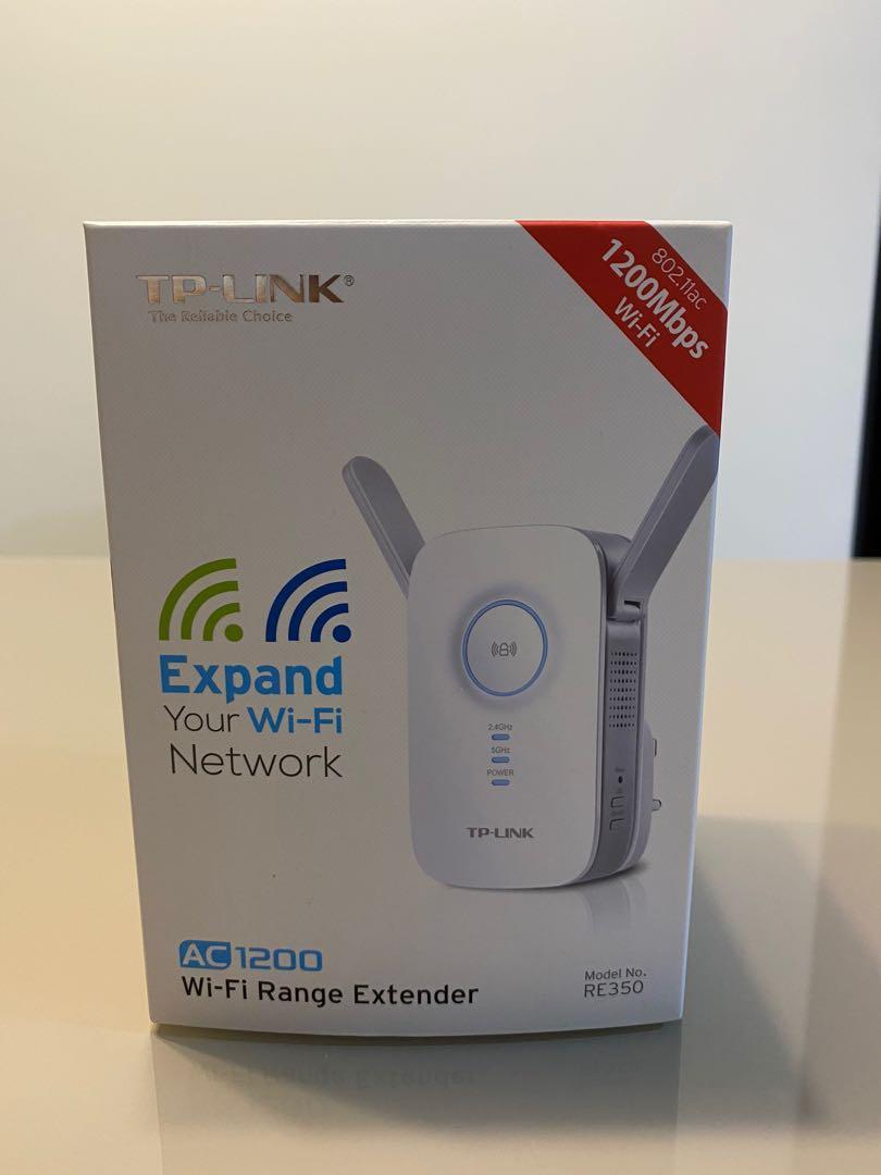 TP-Link AC1200 Wi-Fi Range Extender RE350, Computers & Tech, Parts ...