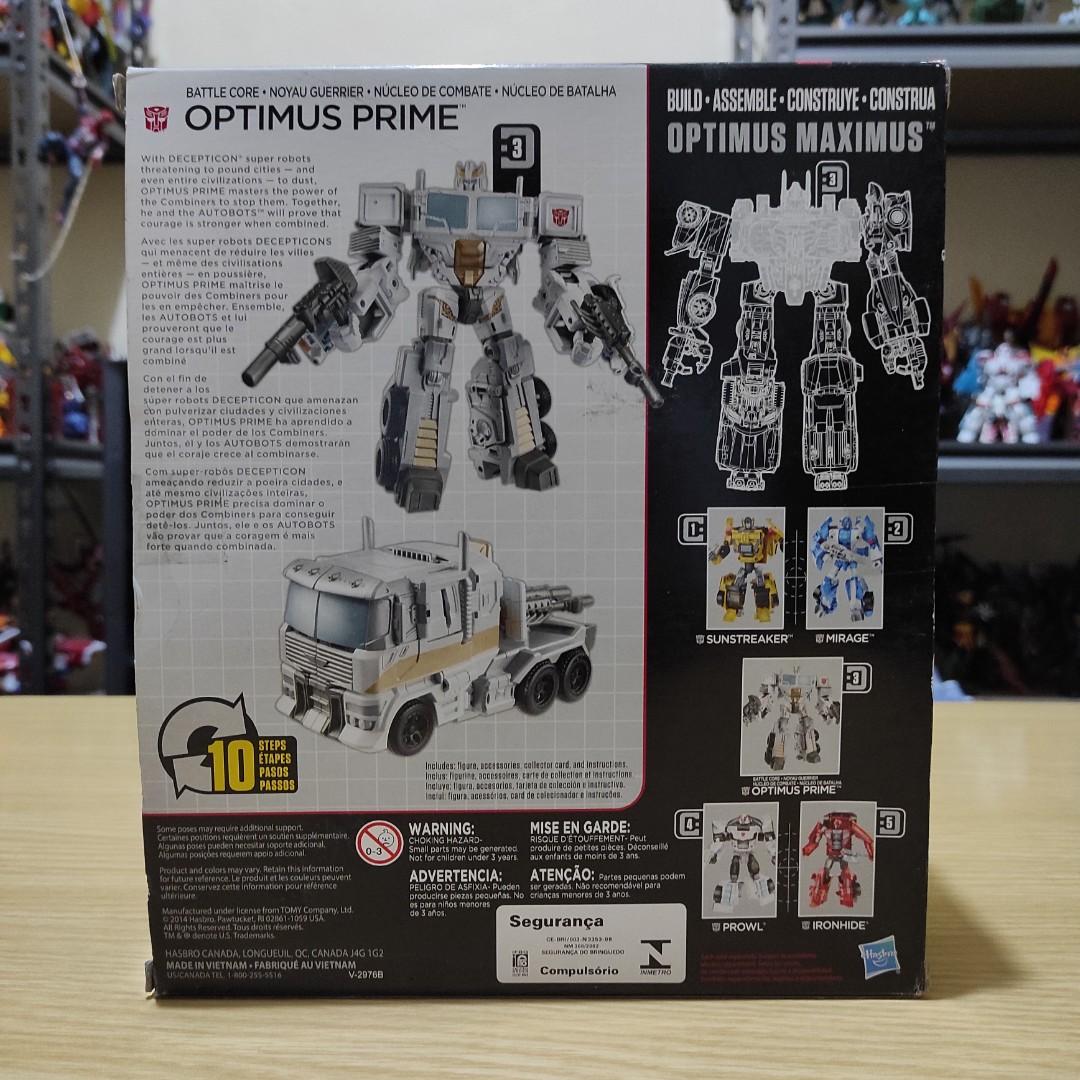 Transformers Combiner Wars Battle Core Optimus Prime, Hobbies & Toys ...
