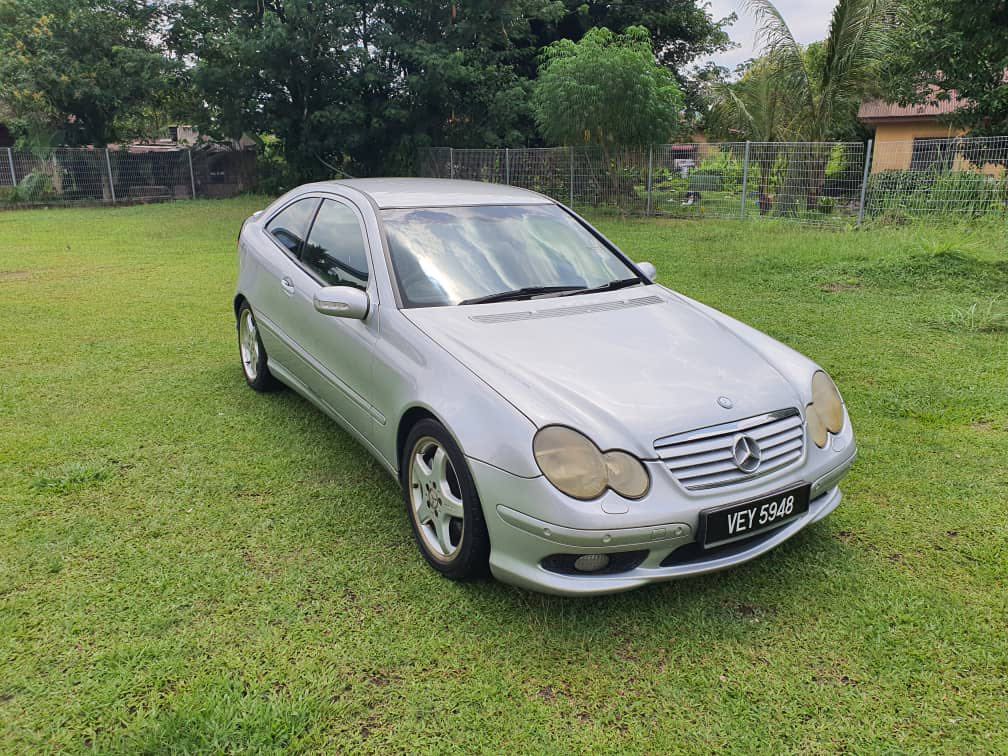 W203 C200 kompressor Coupe AMG rare, Cars, Cars for Sale on Carousell