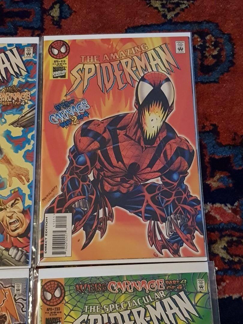 [KEY] Spider-Carnage First Appearance Web of Carnage 4-Issue Complete ...