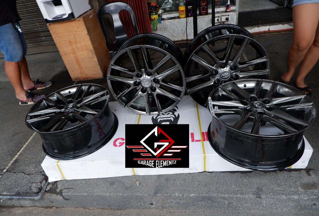 20 Inch Toyota Mags Lexus design 6 Holes Hyper Black Brand New, Car ...