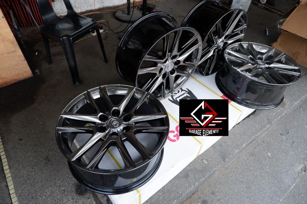 20 Inch Toyota Mags Lexus design 6 Holes Hyper Black Brand New, Car ...