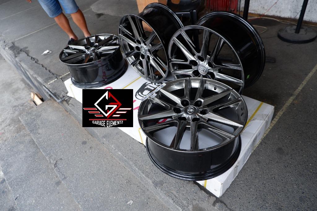 20 Inch Toyota Mags Lexus design 6 Holes Hyper Black Brand New, Car ...