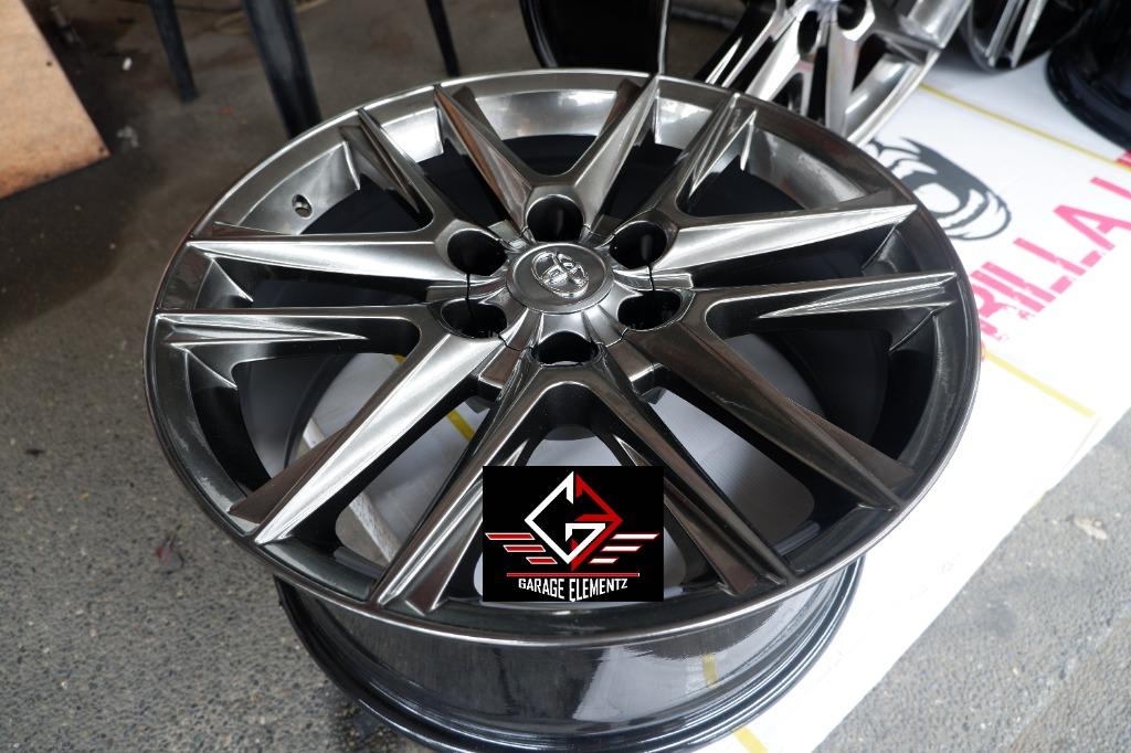 20 Inch Toyota Mags Lexus design 6 Holes Hyper Black Brand New, Car ...