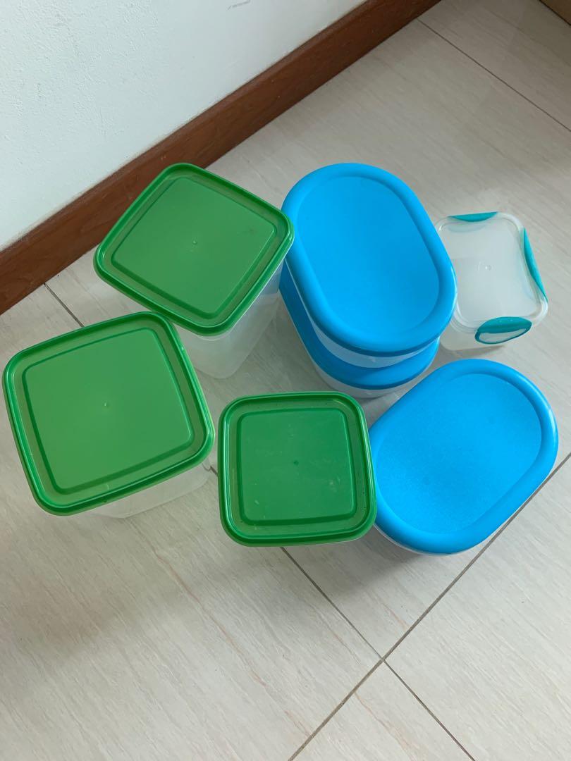 Assorted IKEA Tupperware / plastic containers, Furniture & Home Living ...
