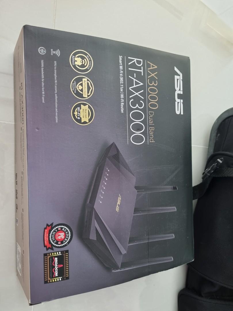Asus RT-AX3000 Router, Computers & Tech, Parts & Accessories ...