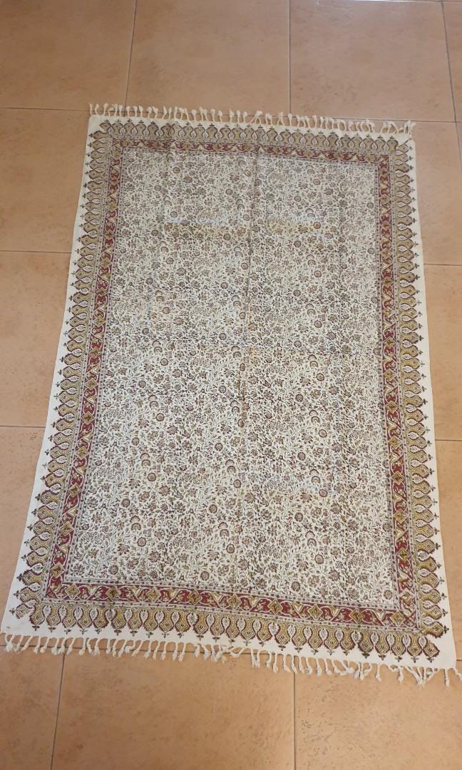 Authentic rectangular Persian table cloth.100x150CM, Furniture & Home ...