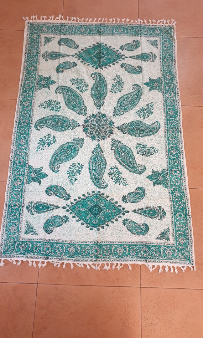 Authentic rectangular Persian table cloth.100x150CM, Furniture & Home ...