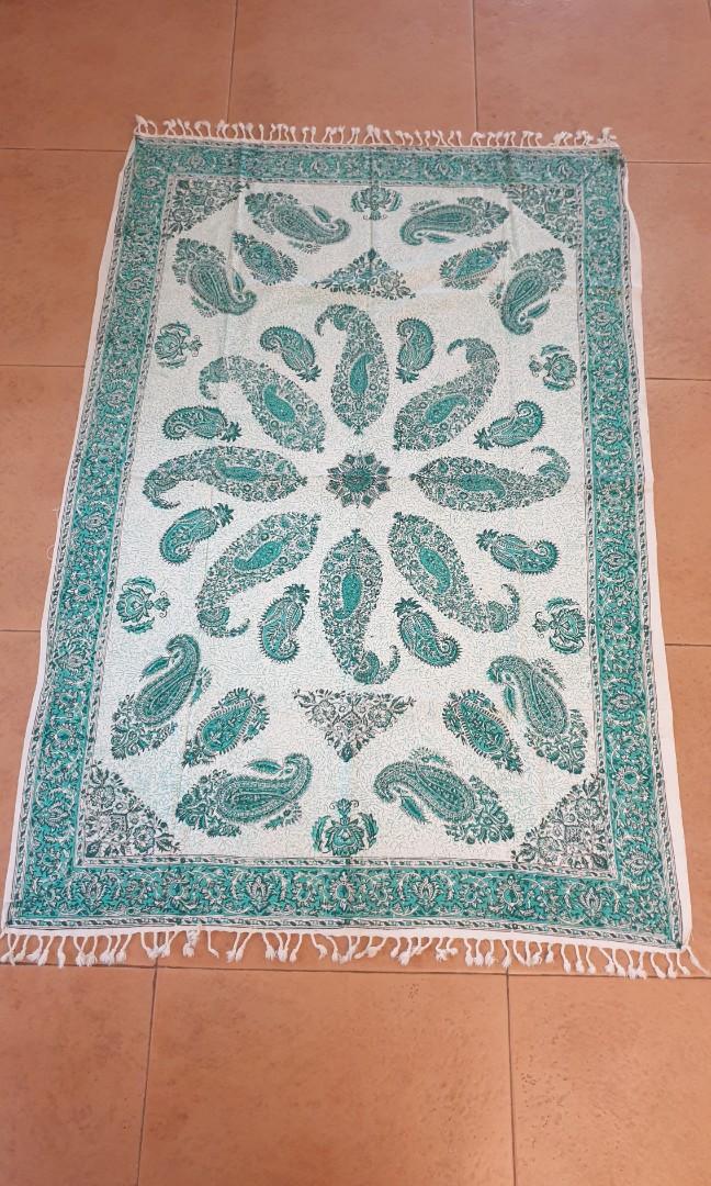 Authentic rectangular Persian table cloth.100x150CM, Furniture & Home ...