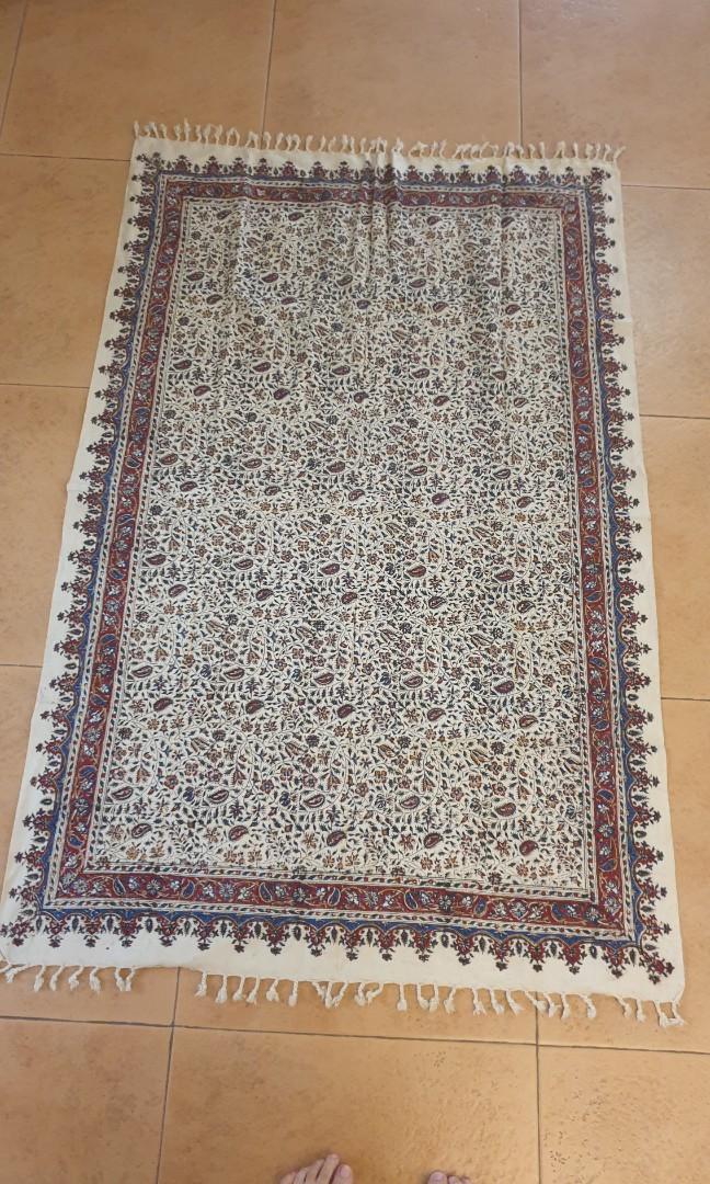 Authentic rectangular Persian table cloth.100x150CM, Furniture & Home ...