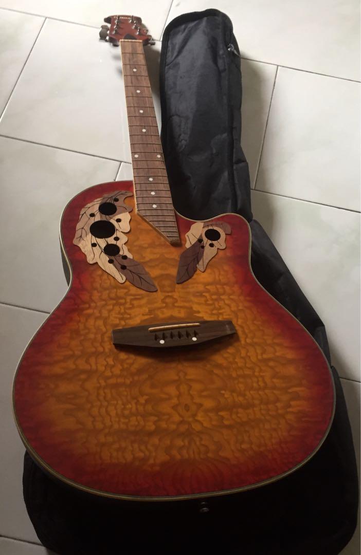 Beautiful Guitar with Pickup (strings removed), Hobbies & Toys, Music ...