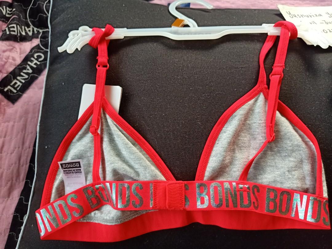 Bonds bra red only, Women's Fashion, New Undergarments & Loungewear on ...