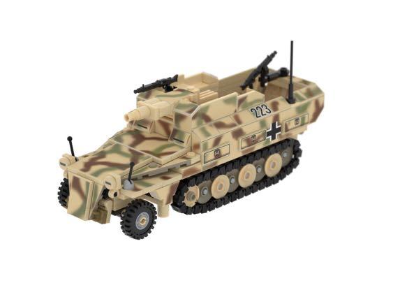 Brickmania 2237 - SdKfz 251 Ausf D German HalfTrack, Hobbies & Toys ...