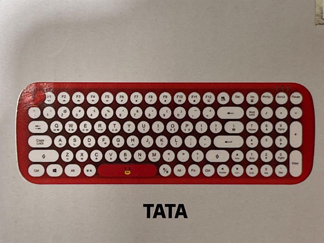 BT21 Tata Wireless Retro Keyboard, Computers & Tech, Parts ...